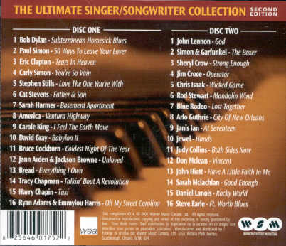 COMPILATION - Ultimate Singer Songwriter Collection 2 - Anglophone Pop ...