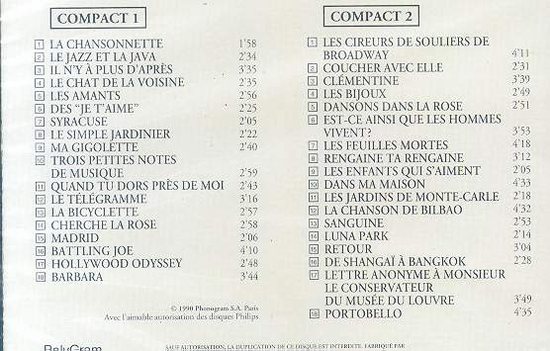 MONTAND YVES - La Chansonnette - Francophone Pop - Entertainment ...