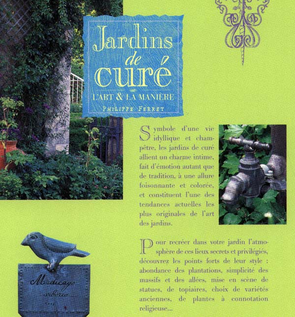 PHILIPPE FERRET - Jardins de curé - Flore et minéraux - LIVRES - Renaud ...