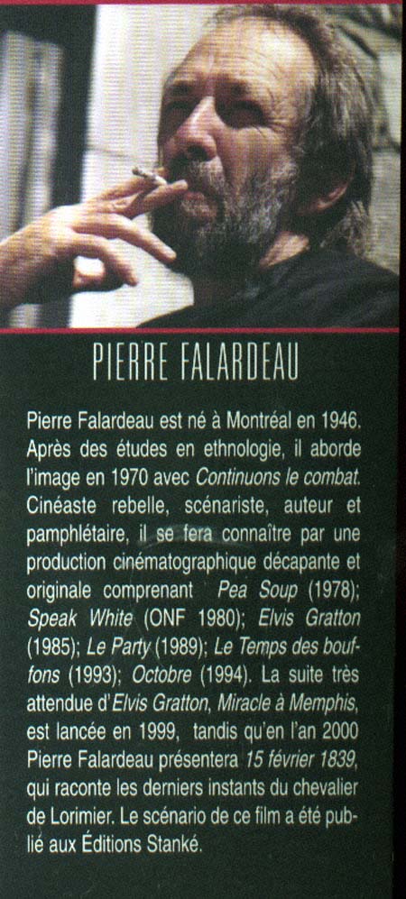 PIERRE FALARDEAU - Elvis Gratton II Miracle à Memphis - Cinéma - LIVRES ...