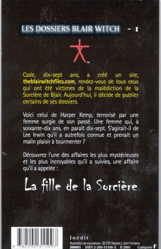 CADE MERRILL - La Fille de la sorcière - Halloween - LIVRES - Renaud ...