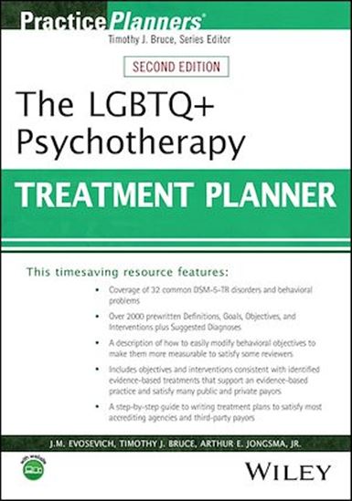 TIMOTHY J. BRUCE - J. M. EVOSEVICH - JON - The LGBTQ+ Psychotherapy Treatment Planner - Livre ...