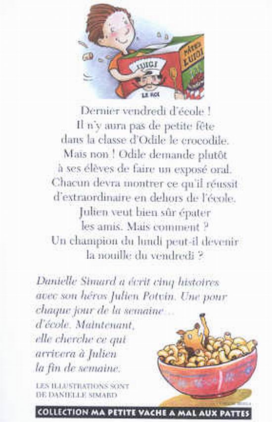 DANIELLE SIMARD - Le Macaroni du vendredi #53 - Livres Québécois ...