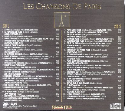 COMPILATION - Les chansons de Paris - Francophone - DIVERTISSEMENT ...