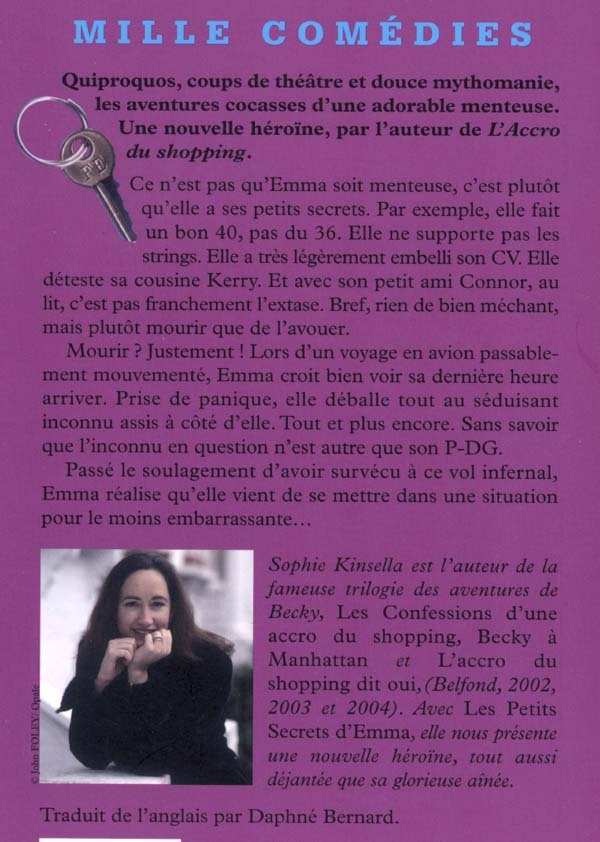 SOPHIE KINSELLA - Les Petits secrets d'Emma - Romans étrangers - LIVRES ...