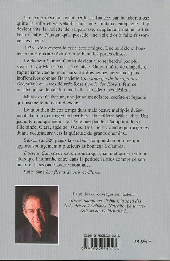 ANDRE MATHIEU - Docteur Campagne T.01 - Romans québécois et canadiens ...