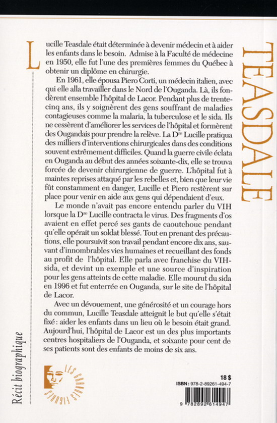 DEBORAH COWLEY - Lucille Teasdale - Biographie-Québec - LIVRES - Renaud ...